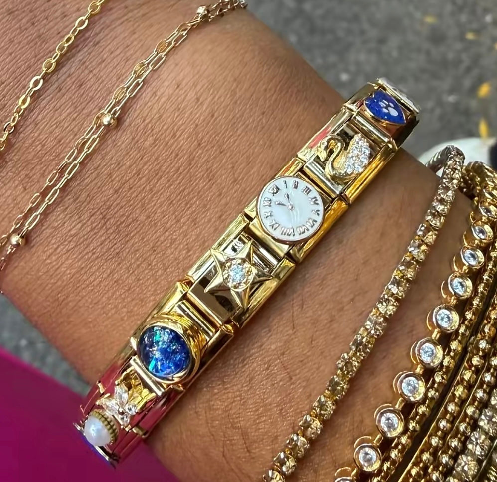 Make a Custom Italian Charm Bracelet Online – cutandcropped