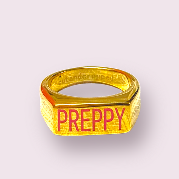 Preppy Ring - cutandcropped